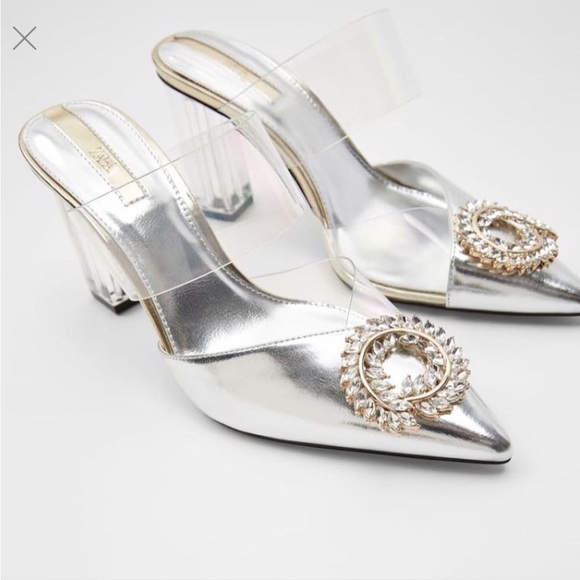 Zara | Shoes | New Alertzara Transparent Heels38usa7 2 | Poshmark